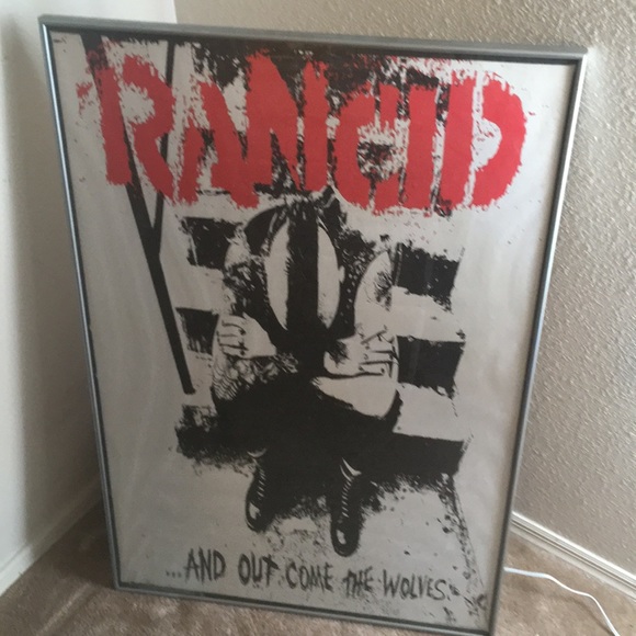 rancid | Wall Decor | Rare Rancid Band Show Marquee Poster Vintage ...